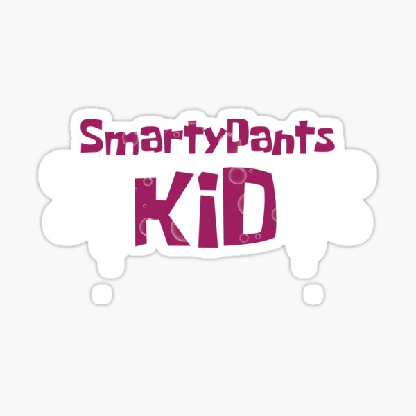 "Smarty pants kid family time" Sticker by TheMattDesigns | Redbubble