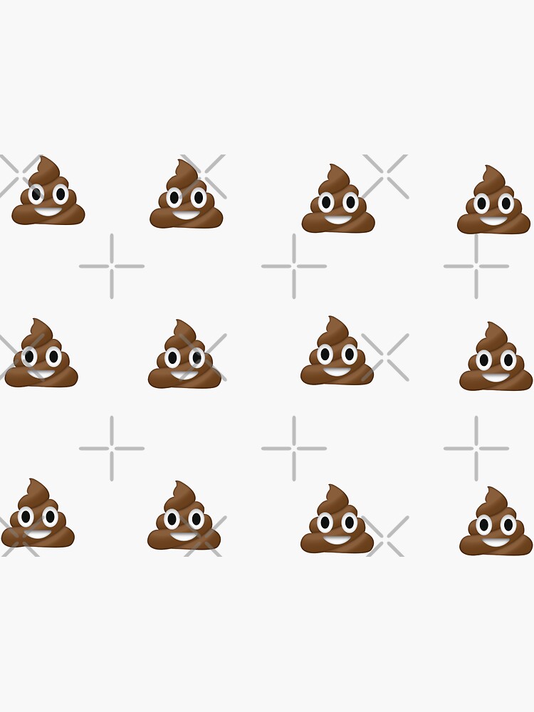 "Poop Sticker Pack" Sticker for Sale by lauren-joelle | Redbubble