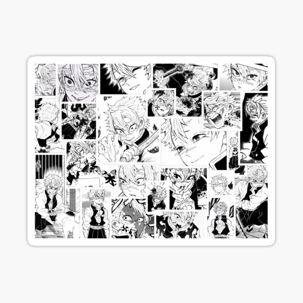 "Sanemi Collage" Sticker for Sale by Zigarts19443 | Redbubble