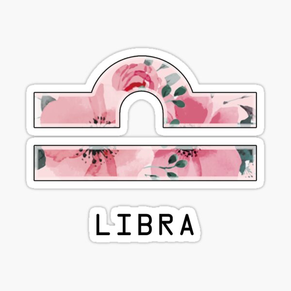 "Libra " Sticker for Sale by ZodiacArts | Redbubble