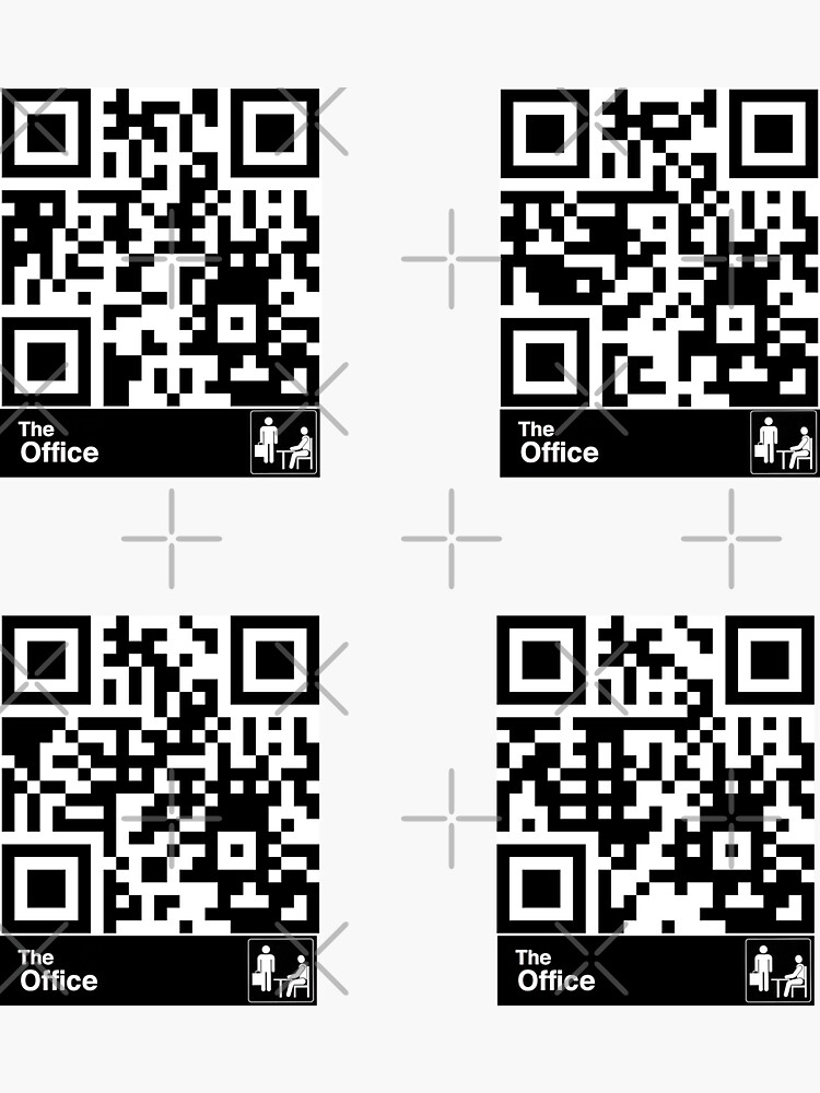 "The Office Scenes QR Code" Sticker for Sale by xbeshax | Redbubble