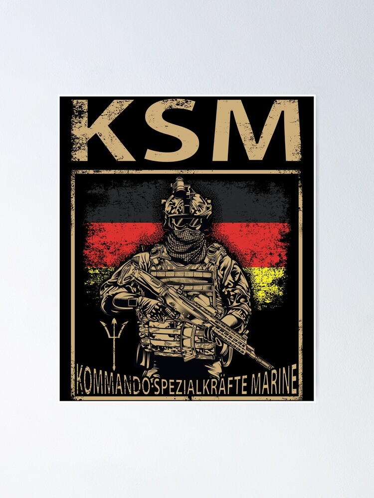 " KSM German Navy Special Forces " Poster for Sale by turbineur | Redbubble