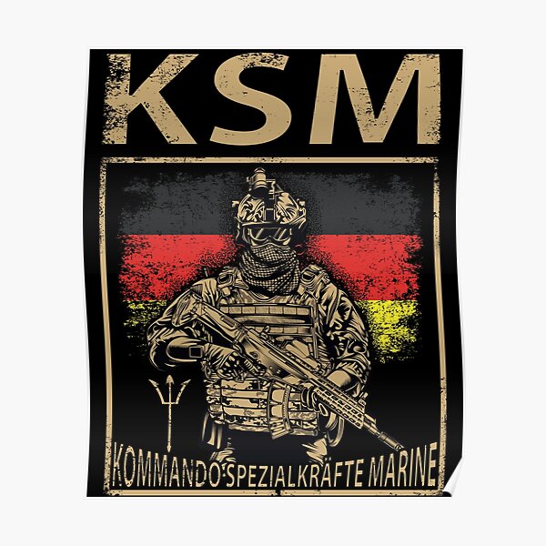 " KSM German Navy Special Forces " Poster for Sale by turbineur | Redbubble