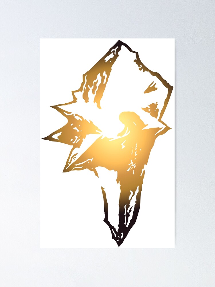 "Final Fantasy IX crystal" Poster for Sale by Design-By-Dan | Redbubble