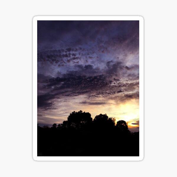 "Morning Sunrise Silhouette" Sticker by Photoluminous | Redbubble