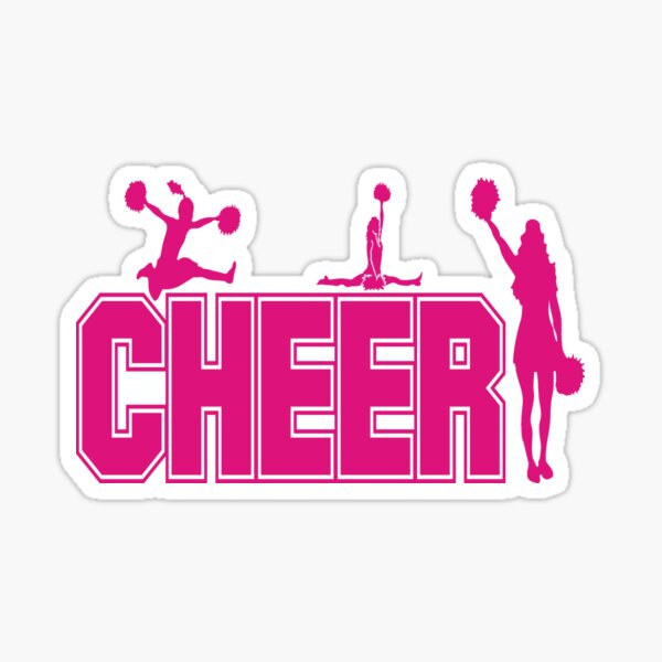 Pegatina «Cheer Cheerleader Word Art Gráfico» de Scotland2016 | Redbubble