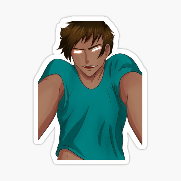 "Simpcraft Herobrine" Sticker by HoniBunchez | Redbubble