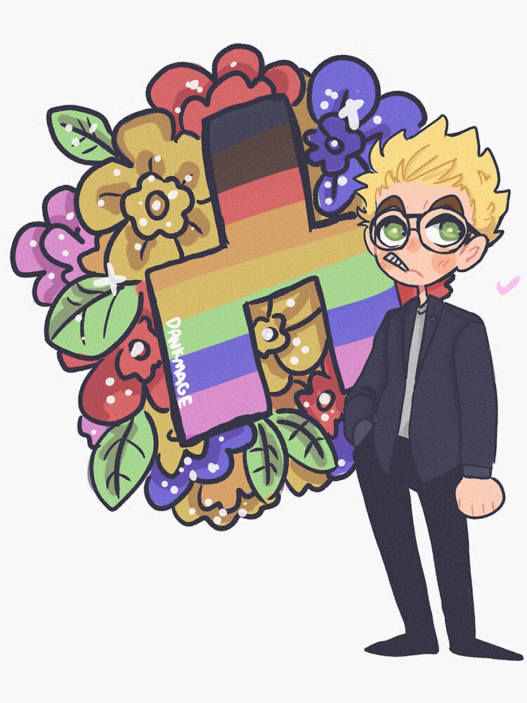 "Colin Ritman Gay Pride" Sticker for Sale by dankmage | Redbubble
