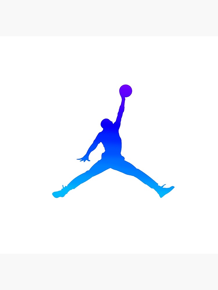 Blue Jumpman Logo JUMPMAN Logo Stencil | Stencil Gallery