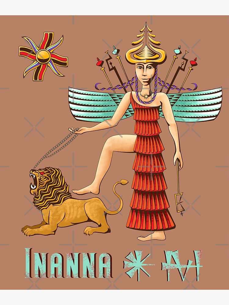 "Inanna" Poster for Sale by YousifAziz | Redbubble