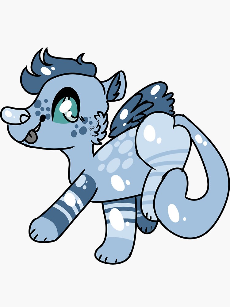 "CUSTOM FURRY ART ON THINGS" Sticker for Sale by Kavik-Gremlin | Redbubble