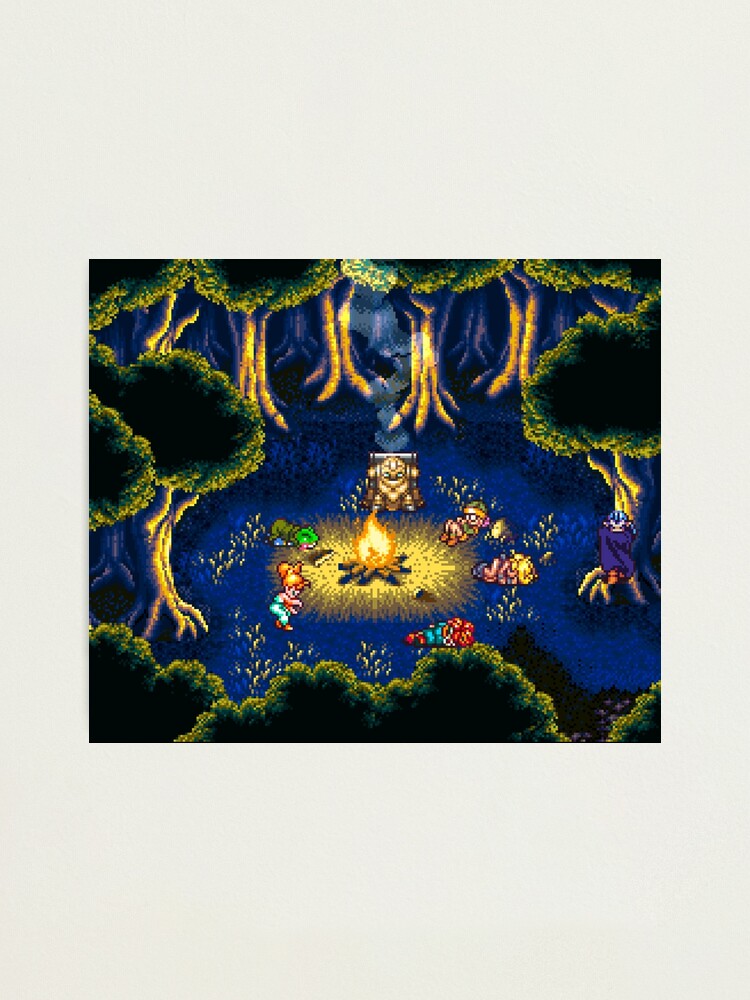 "Chrono Trigger Campfire" Photographic Print by gin-nek-shop | Redbubble