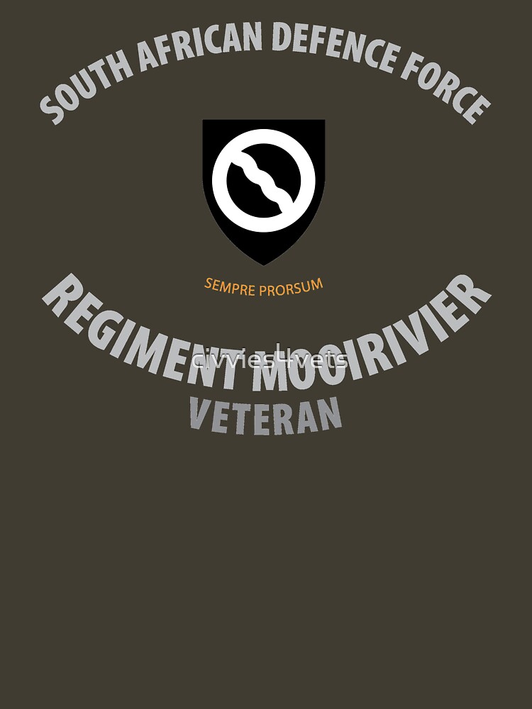 "SADF Regiment Mooirivier (Armoured) Veteran" Essential T-Shirt for ...