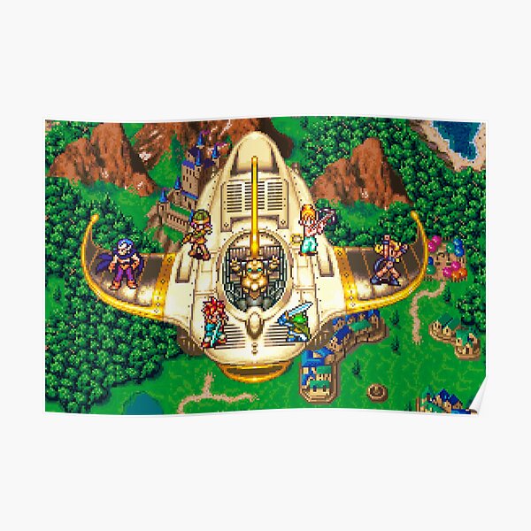 "Chrono Trigger Epoch" Poster by gin-nek-shop | Redbubble