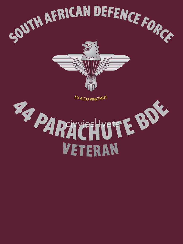 "SADF 44 Parachute Brigade (Parabats) Veterans" T-shirt for Sale by ...