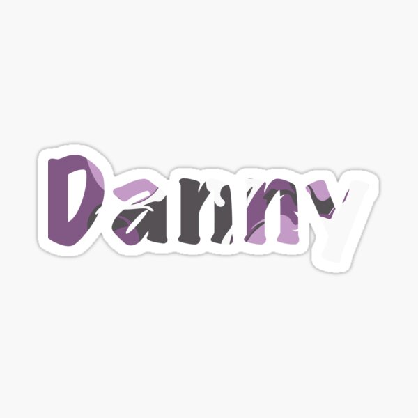"Danny (color variant)" Sticker for Sale by thenameproject | Redbubble