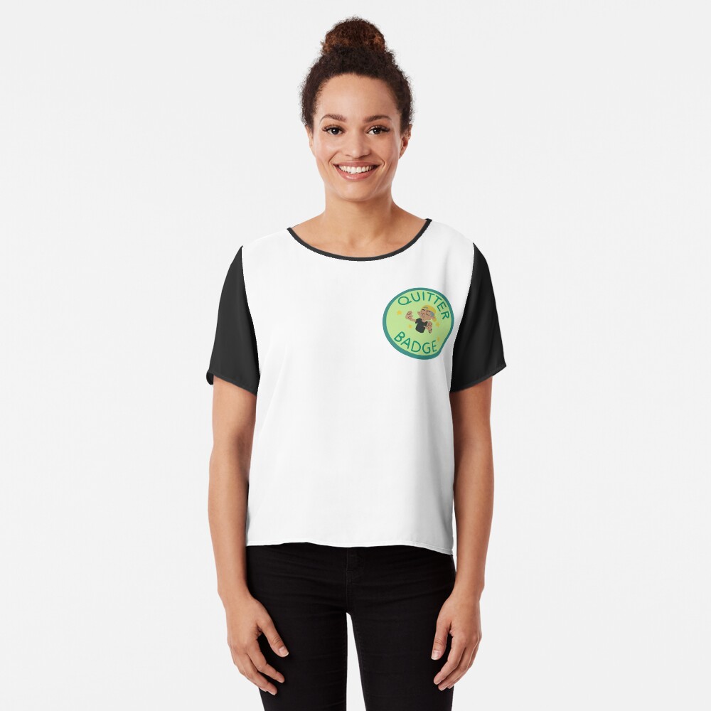 "Quitter Badge The Owl House" Pin for Sale by MC Cranberry | Redbubble