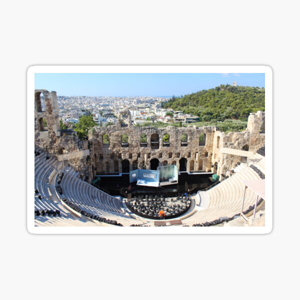 "An Acropolis Amphitheater" Sticker for Sale by DeFYent-Photos | Redbubble