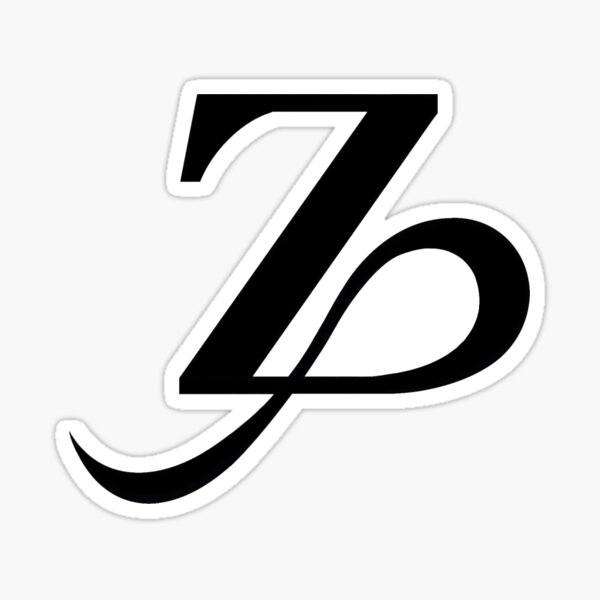 Z” Block Script" Sticker for Sale by TatianaRonda | Redbubble