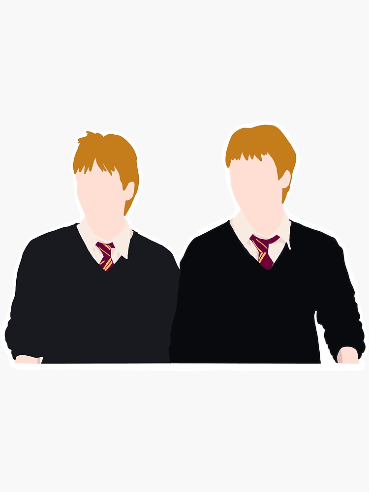 "Weasley Twins" Sticker by sommerroy | Redbubble