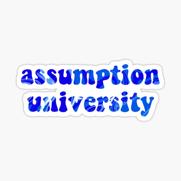 "Assumption University Sticker" Sticker for Sale by Oliviaaa8 | Redbubble