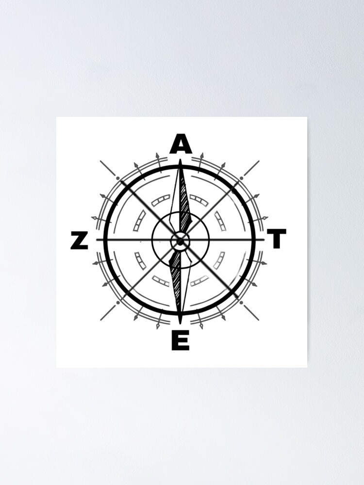 "ATEEZ Treasure Compass" Poster for Sale by Magic4Shop | Redbubble