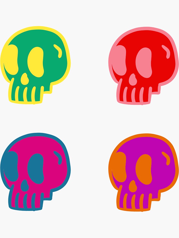 "Skull Pack" Sticker for Sale by smiling-imp | Redbubble