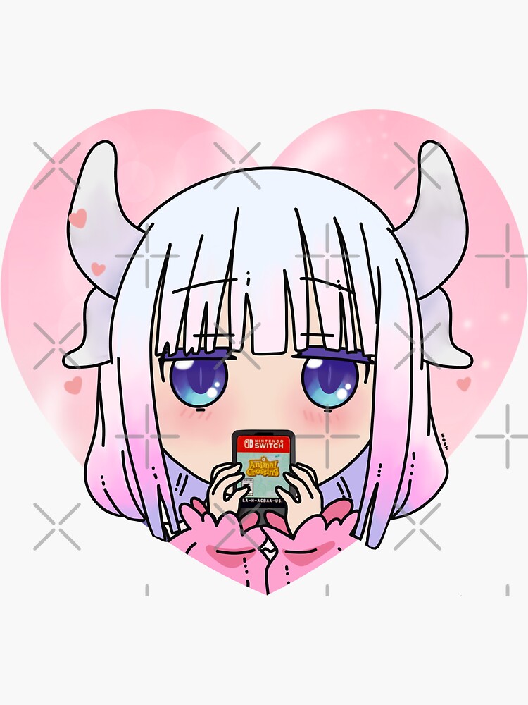 "Dragon Maid" Sticker by Soft-tofu | Redbubble