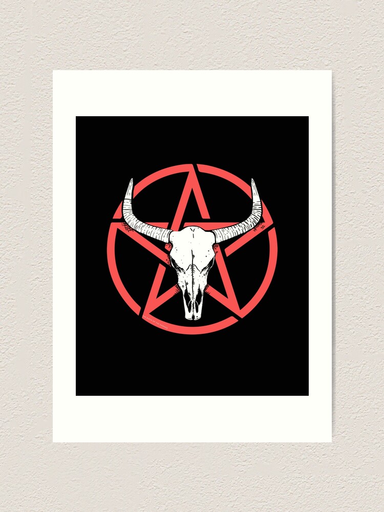 "Undead Satanic Goat Head, Skull" Art Print by esolorio8 | Redbubble