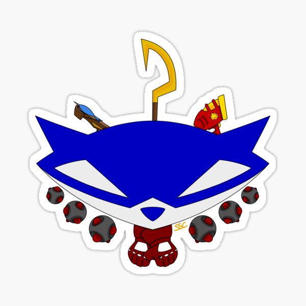 "Sly's Calling Card" Sticker for Sale by SpectreSparkC | Redbubble