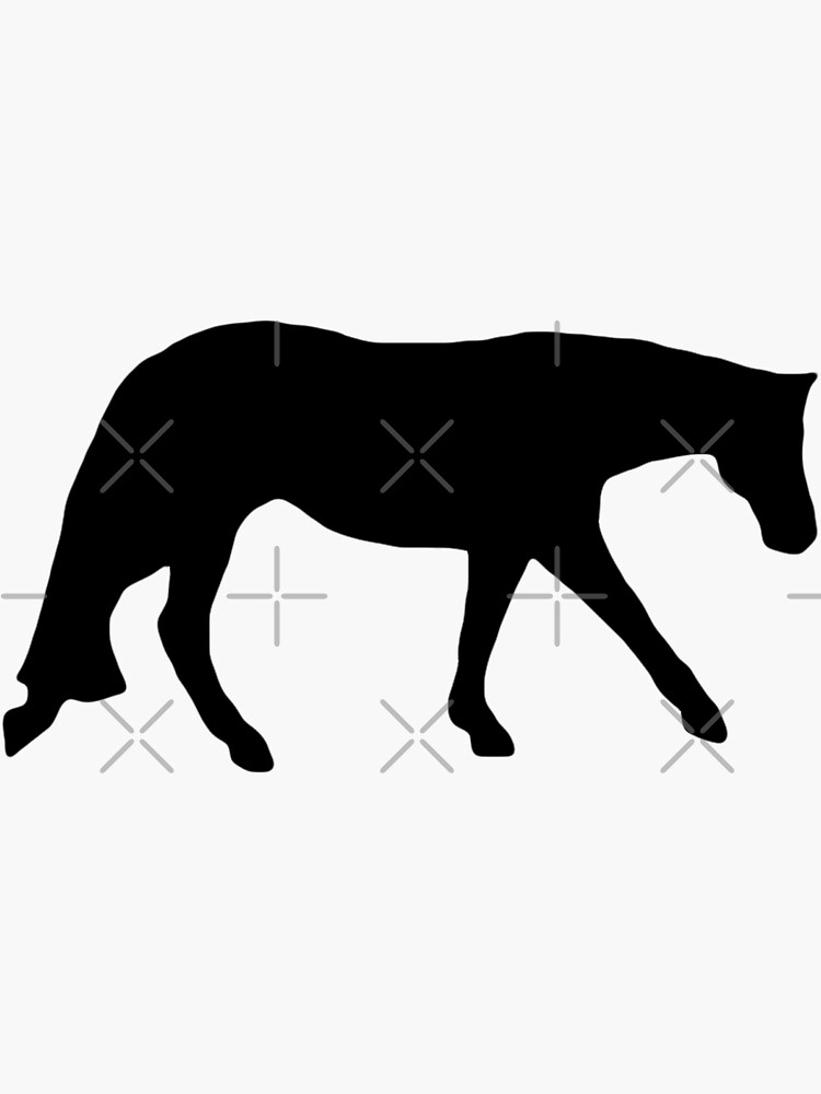 "Western Pleasure Horse Loping Design. Love To Lope " Sticker for Sale ...