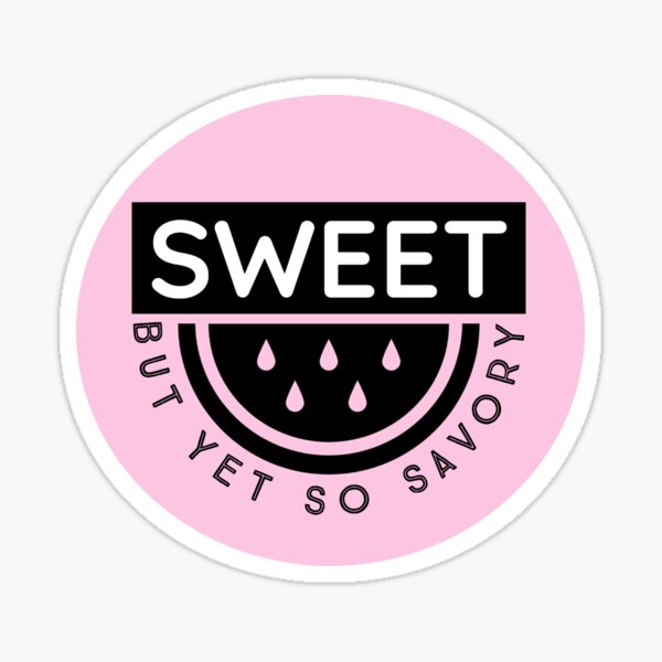 "Sweet But Yet So Savory - KNJ" Sticker for Sale by mishofmash | Redbubble