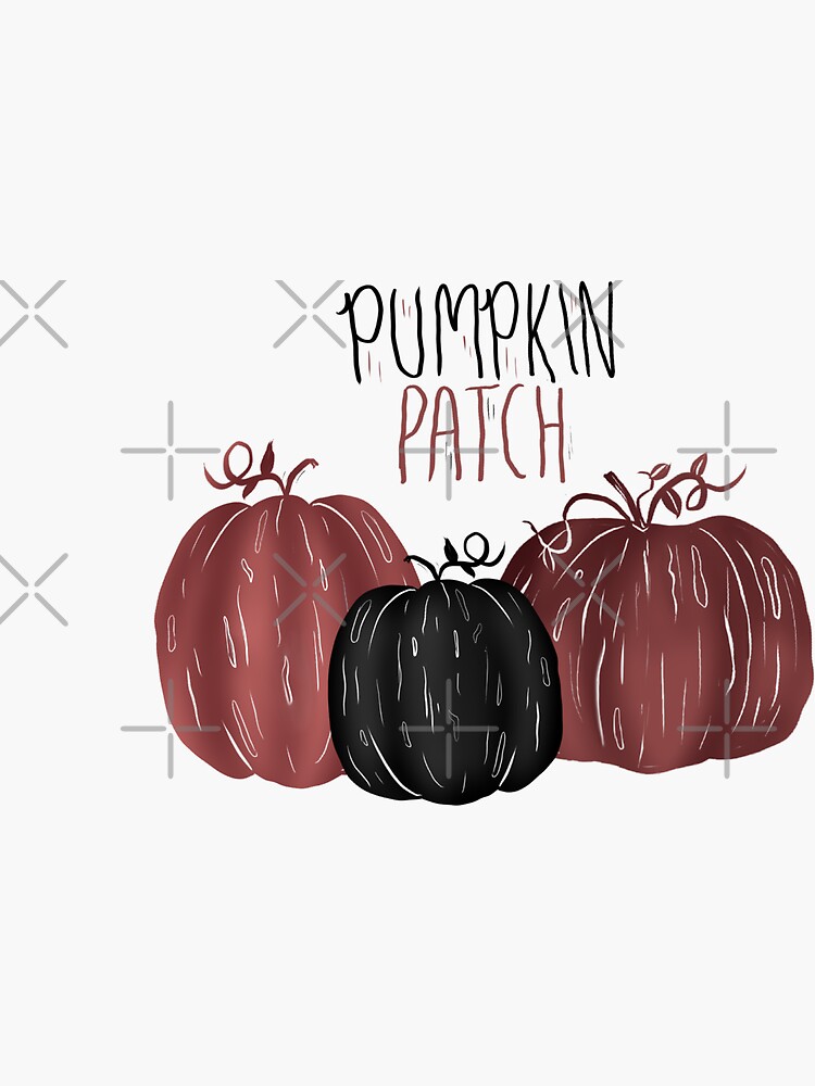 "Pumpkin Patch" Sticker by MarcelineVelde | Redbubble