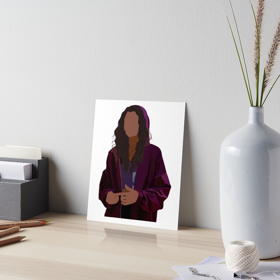 "Rue Bennett Vector Drawing" Art Board Print by Jess-16 | Redbubble