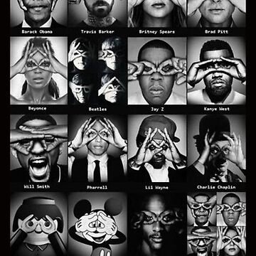 "Celebrities Illuminati Singers Eyes" Greeting Card for Sale by ipan ...