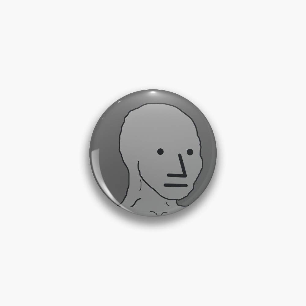 "NPC Wojak" Sticker for Sale by DesignAnchor | Redbubble