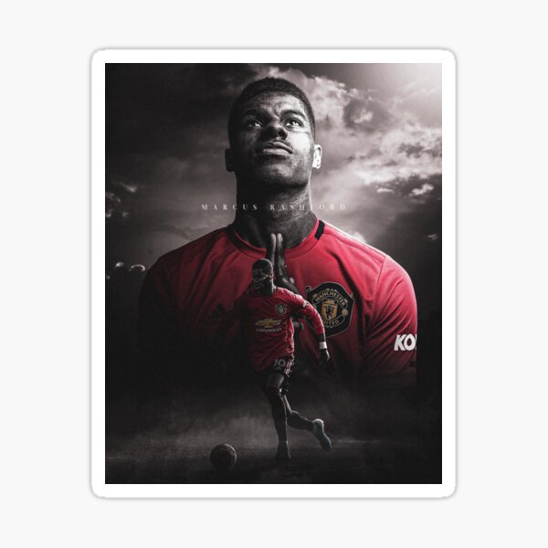 "Wallpaper Rashford Art" Sticker by farisenoti | Redbubble
