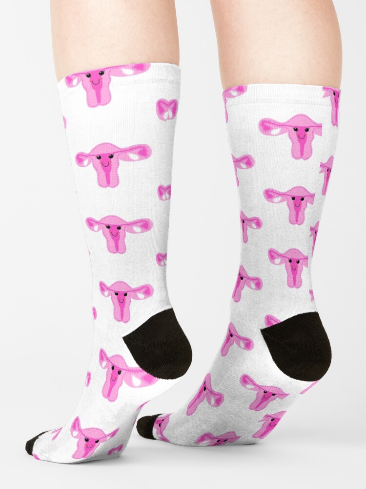 "cute uterus" Socks for Sale by rcharvey517 | Redbubble