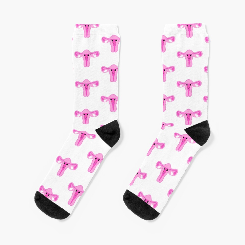 "cute uterus" Socks for Sale by rcharvey517 | Redbubble