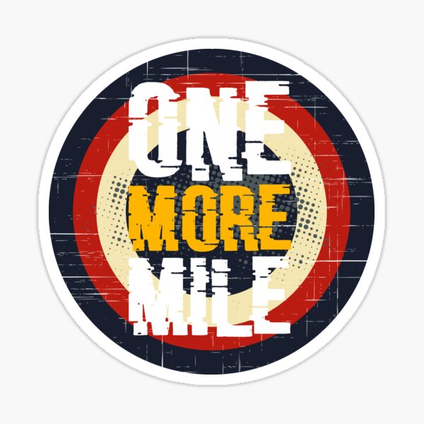 "One More Mile - Crossfit Workout Beast" Sticker for Sale by Desiznn ...