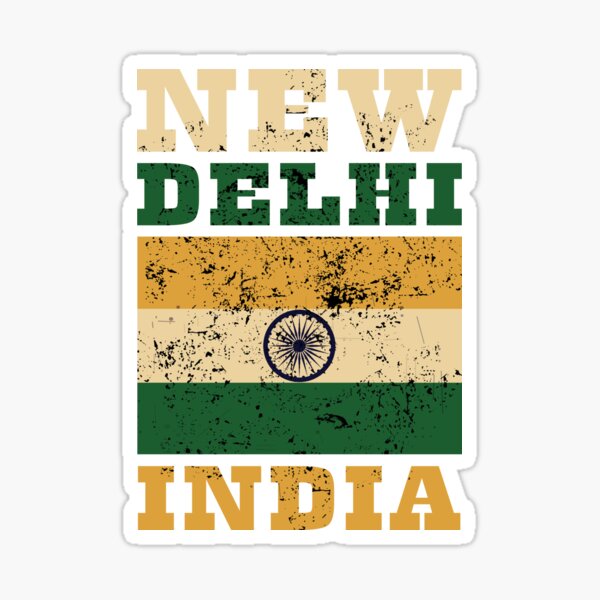 "Flag of India" Sticker by KewaleeTee | Redbubble