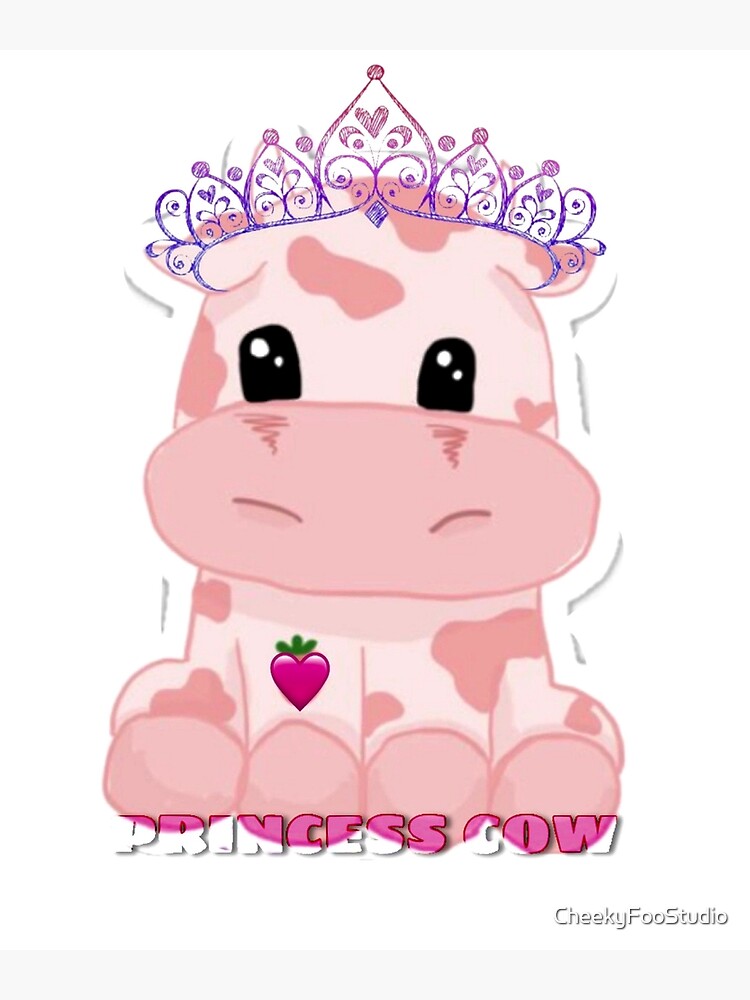 "Princess Cow / Strawberry Cow" Photographic Print for Sale by ...