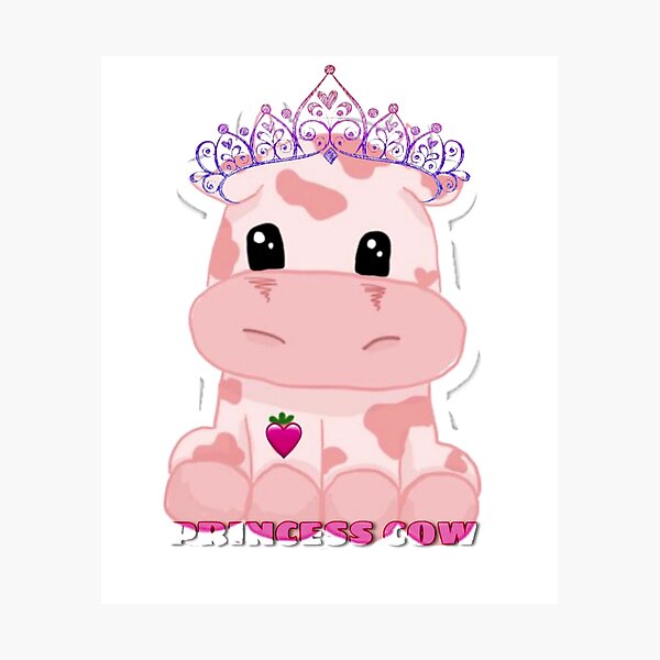"Princess Cow / Strawberry Cow" Photographic Print for Sale by ...