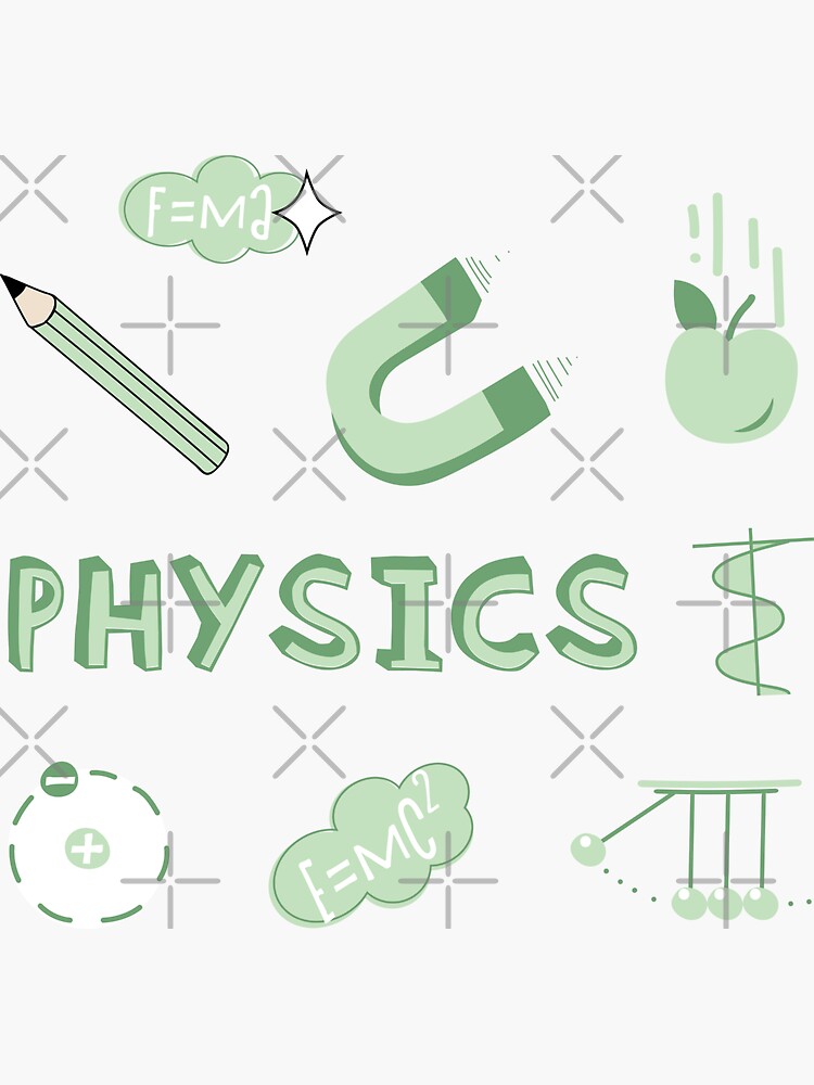 "Light Green Physics Subject Pack" Sticker for Sale by The-Goods ...