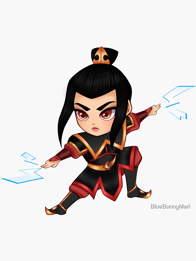 "Azula from Avatar the last Airbender" Sticker by BlueBunnyMari | Redbubble