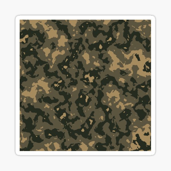 "Military Camouflage Digital Design Camo Patterns in Green" Sticker by ...