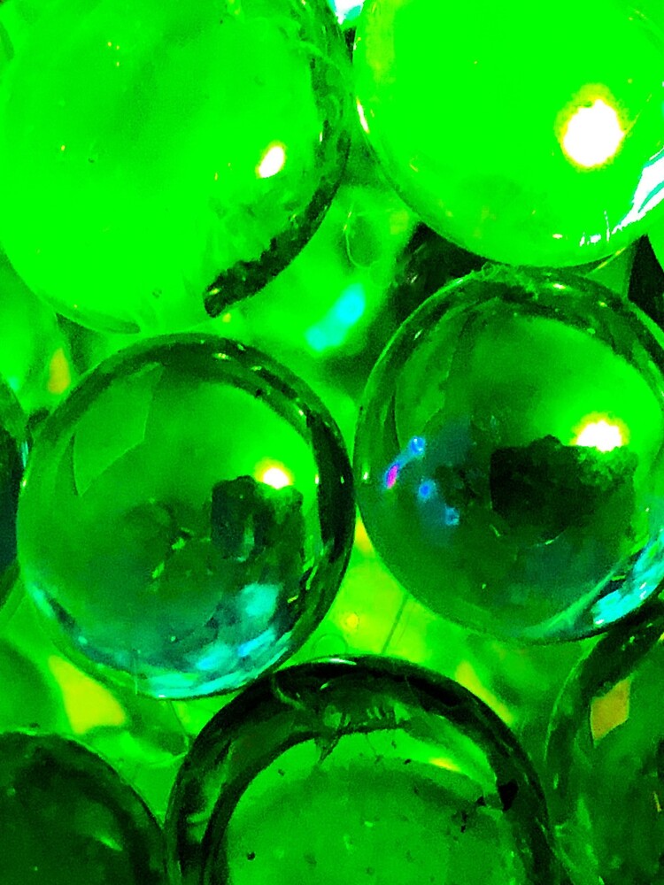 "Neon Green Glass Gems Pattern" Graphic T-Shirt for Sale by ...