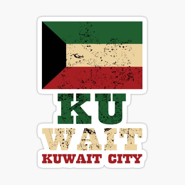 "Flag of Kuwait" Sticker by KewaleeTee | Redbubble