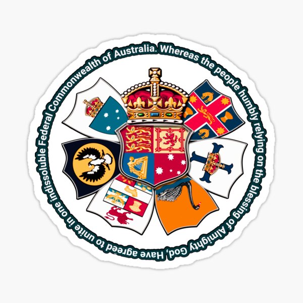 "THE GREAT SEAL Commonwealth of Australia" Sticker for Sale by ...