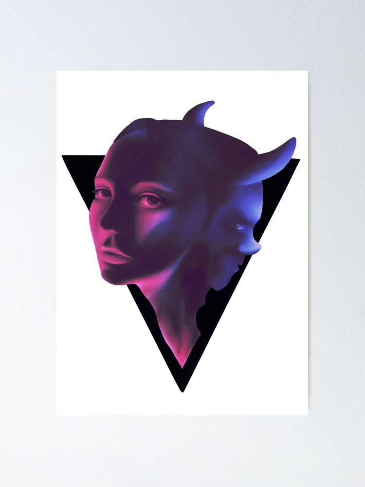 "Two-face" Poster for Sale by malrog | Redbubble